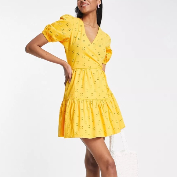 ASOS | Dresses | Asos Tall Broderie Mini Dress | Poshmark